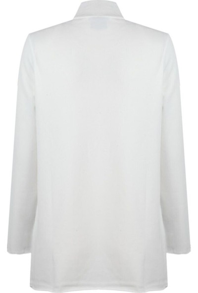 Rohs Yün Balıkçı Bluz Ekru