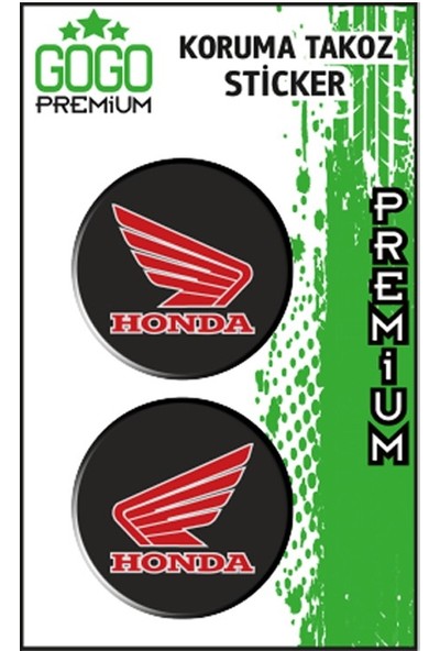 Gogomoto Honda Uyumlu 2 Koruma Takozu Ikili Damla Sticker Gogomoto Honda Uyumlu 2 Koruma Takozu Ikili Damla Sticker