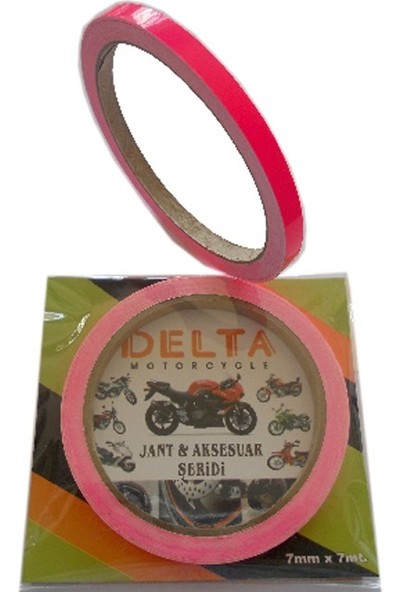 Gogomoto Şeker Pembe 7cm x 7 M Opak Jant Şeridi Gogomoto Şeker Pembe 7cm x 7 M Opak Jant Şeridi