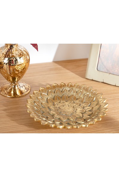 English Home Lukas Dekoratif Tabak 15.3x2.3 cm Gold English Home Lukas Dekoratif Tabak 15.3x2.3 cm Gold