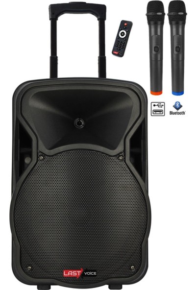 Lastvoice Ls-1912EE Taşınabilir Mikrofonlu Hoparlör Ses Sistemi 600 WATT Lastvoice Ls-1912EE Taşınabilir Mikrofonlu Hoparlör Ses Sistemi 600 WATT