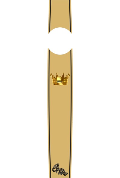 Gogomoto Cg Gold King Dekoratıf Depo Üstü Şeridi