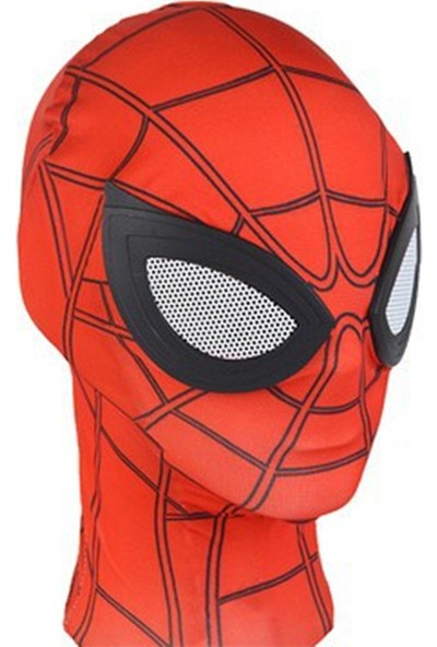 Love Home Lovehome Cadılar Bayramı Spiderman Maske - Kırmızı (Yurt Dışından)