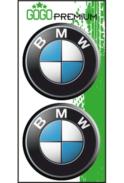 Gogomoto Bmw Uyumlu (7x7 Cm) Ikili Damla Etiket Gogomoto Bmw Uyumlu (7x7 Cm) Ikili Damla Etiket