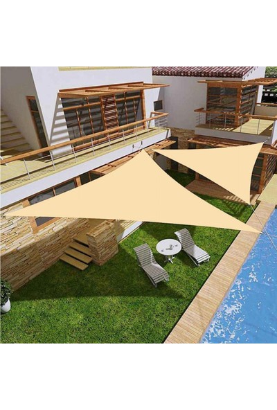 Yıldız Su Geçirmez Üçgen Gölgelik Krem 4.40 X4.40X6.35