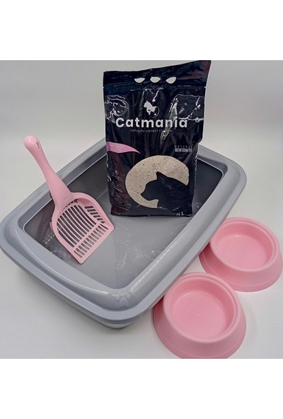Ans Kediler Için Kum Kabı Açık Tuvalet + Ithal Tırmıklı Kürek + 2 Adet Mama ve Su Kabı +5 Lt Bebek Pudralı Kedi Kumu Ans Kediler Için Kum Kabı Açık Tuvalet + Ithal Tırmıklı Kürek + 2 Adet Mama ve Su Kabı +5 Lt Bebek Pudralı Kedi Kumu