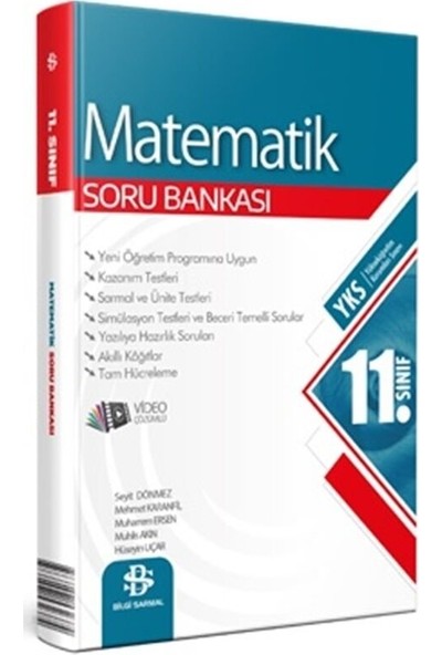 Bilgi Sarmal Yayınları 11. Sınıf Matematik Soru Bankası 2023 Bilgi Sarmal Yayınları 11. Sınıf Matematik Soru Bankası 2023