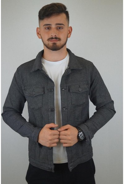 BOOSS MILANO Erkek Gri Kot Ceket