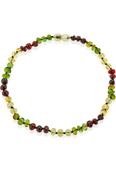 Babyjem Kehribar Bebek Kolyesi 587 Yeşil