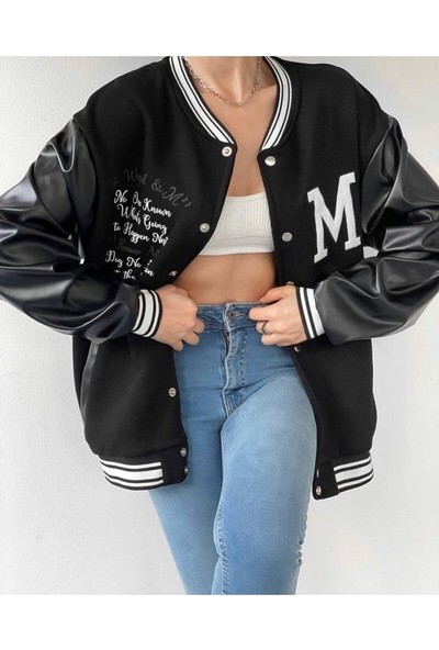 D Mores Style Trend Oversize M Nakışkolej Ceket