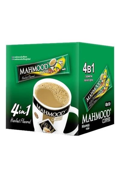 Mahmood Coffee 4 Ü 1 Arada Fındıklı 18 gr 48 Adet