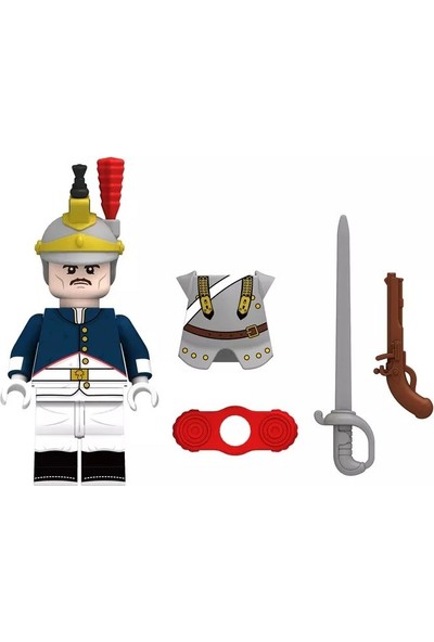 Xinh Ww2 Military Minifigures French Cuirassier X-918