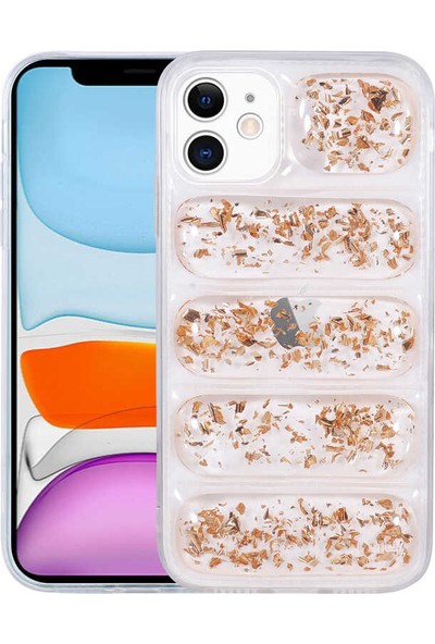 Fibaks Apple iPhone 11 Uyumlu Kamera Kormalı Parlak Simli Airbag Puf Silikon Kılıf Fibaks Apple iPhone 11 Uyumlu Kamera Kormalı Parlak Simli Airbag Puf Silikon Kılıf