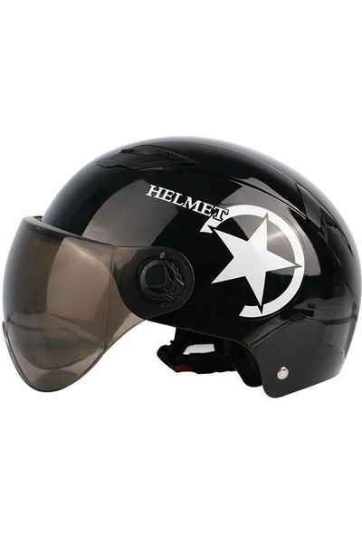 Pangolin Outdoors Yarım Motosiklet Kaskı - Siyah (Yurt Dışından) Pangolin Outdoors Yarım Motosiklet Kaskı - Siyah (Yurt Dışından)