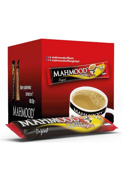 Mahmood 3 Ü 1 Arada Hazır Kahve 24 Adet x 18 gr