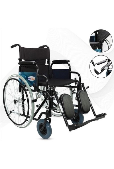 Whit Wheels Yankol Katlanır Ayak Çıkar Baldırlıklı Tekerlekli Sandalye Whit Wheels Yankol Katlanır Ayak Çıkar Baldırlıklı Tekerlekli Sandalye