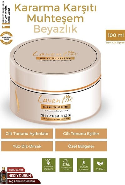 Laventin Cilt Beyazlatıcı Krem 100 ml