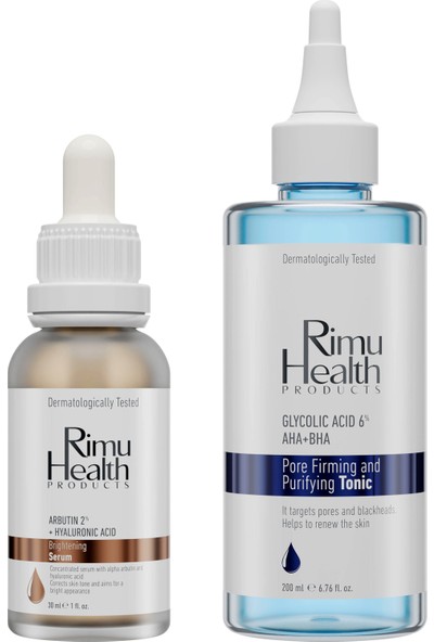 Rimu Health Products Koyu Leke ve Gözenek Önlemeye Yardımcı Bakım Seti 30 ml + 200 ml Rimu Health Products Koyu Leke ve Gözenek Önlemeye Yardımcı Bakım Seti 30 ml + 200 ml