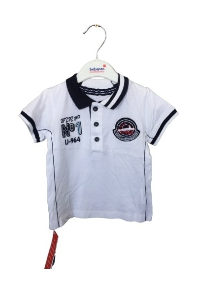 Siyah Düğmeli Polo Yaka T-Shirt