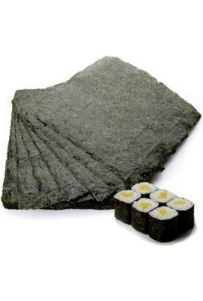 Doğal Nori Sushi Yosunu 10 Yaprak Doğal Nori Sushi Yosunu 10 Yaprak