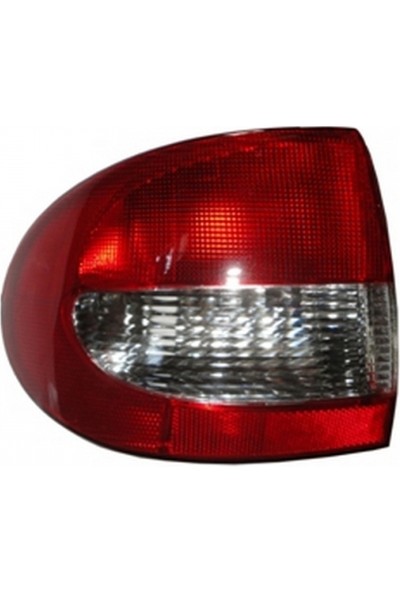 Pleksan 1999 - 2002 Renault Megane Dış Stop Lambası Sol (Kırmızı - Beyaz) Sedan (Duysuz) (Pleksan) (Oem NO:7700428058) Pleksan 1999 - 2002 Renault Megane Dış Stop Lambası Sol (Kırmızı - Beyaz) Sedan (Duysuz) (Pleksan) (Oem NO:7700428058)