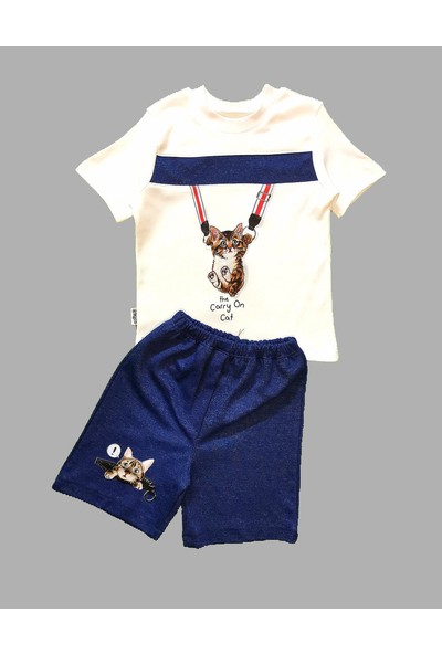 Fermuarlı Kedi Çocuk Takım