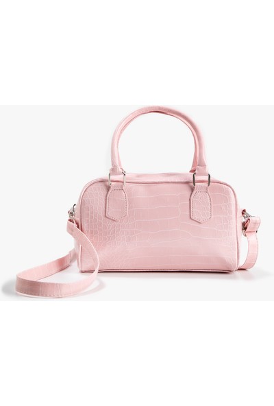 Kroko Deri Görünümlü Çanta