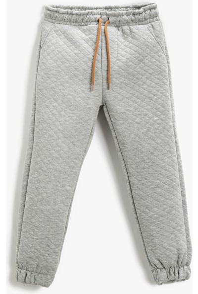 Koton Jogger Eşofman Altı Kapitone Beli Bağlamalı