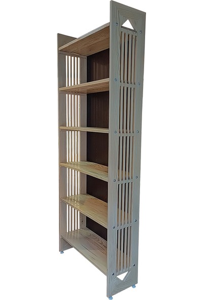 Kitaplık Masif Ahşap Dolap 180X74 cm 6 Raflı Kitaplık Kitaplık Masif Ahşap Dolap 180X74 cm 6 Raflı Kitaplık