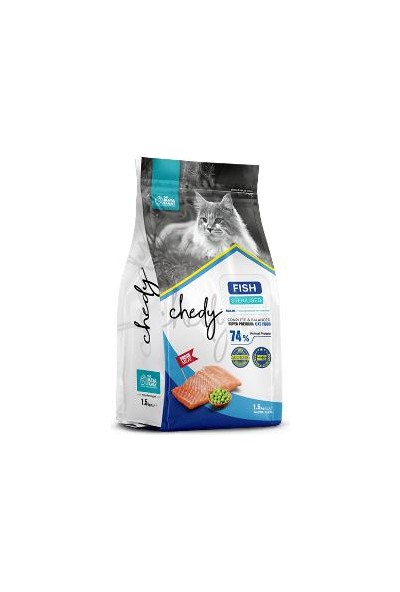 Chedy Super Premium Kısırlaştırılmış Balıklı Yetişkin Kedi Maması 10 kg Chedy Super Premium Kısırlaştırılmış Balıklı Yetişkin Kedi Maması 10 kg