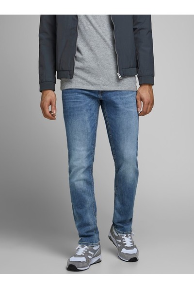 Jack&jones Standart Kalıp Mavi Erkek Kot Pantolon 12146866