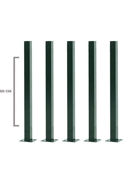 Telfence Panel Çit Direği 50 cm (5 Adet) Telfence Panel Çit Direği 50 cm (5 Adet)