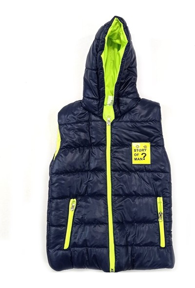 Lifeformoda Erkek Çocuk Cepli Fermuarlı Kapüşonlu Şişme Yelek Lifeformoda Erkek Çocuk Cepli Fermuarlı Kapüşonlu Şişme Yelek