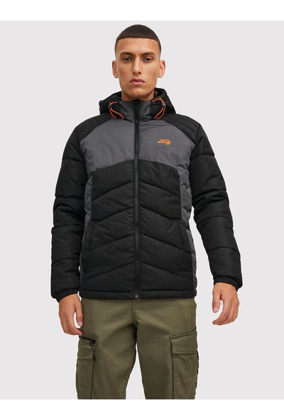 Jack & Jones Jack Jones Erkek Kapüşonlu Mont 12215950 Jack & Jones Jack Jones Erkek Kapüşonlu Mont 12215950
