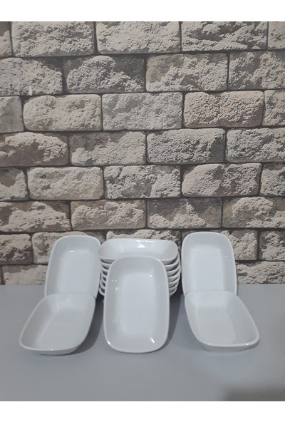 Colezium Porselen Kayık Sunum Tabağı (12 Cm) Colezium Porselen Kayık Sunum Tabağı (12 Cm)