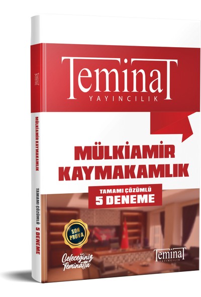 Dizgi Kitap Mülkiamir Kaymakamlık Tamamı Çözümlü 5 Deneme 2022 Dizgi Kitap Mülkiamir Kaymakamlık Tamamı Çözümlü 5 Deneme 2022