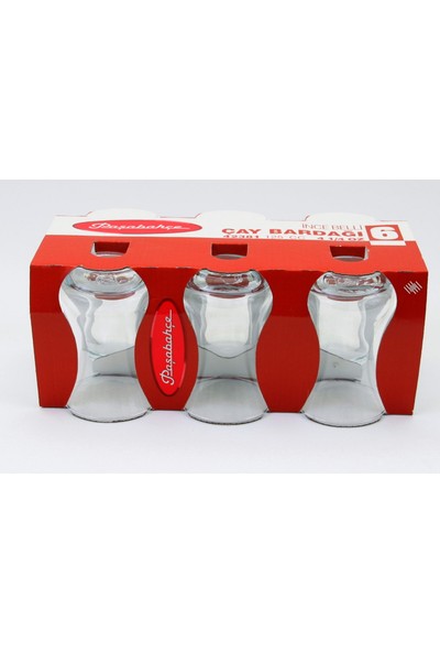 Paşabahçe 42381 Ince Belli Çay Bardağı 6'lı