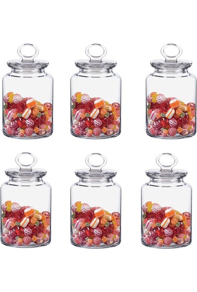 Paşabahçe 6 Adet Paşabahçe Kıtchen Kavanoz 2500 cc Paşabahçe 6 Adet Paşabahçe Kıtchen Kavanoz 2500 cc