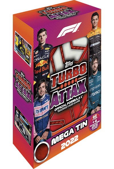 Mythos Cards Formula 1 Turbo Attax / Mega Metal Kutu (Super Elite) Mythos Cards Formula 1 Turbo Attax / Mega Metal Kutu (Super Elite)
