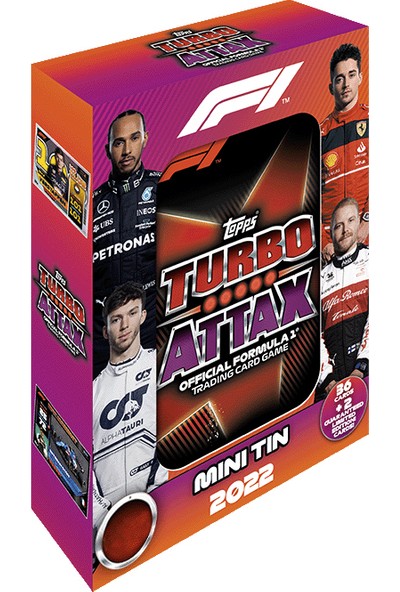 Mythos Cards Formula 1 Turbo Attax / Mini Metal Kutu (Kırmızı) Mythos Cards Formula 1 Turbo Attax / Mini Metal Kutu (Kırmızı)