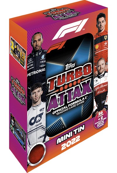 Mythos Cards Formula 1 Turbo Attax / Mini Metal Kutu (Mavi) Mythos Cards Formula 1 Turbo Attax / Mini Metal Kutu (Mavi)