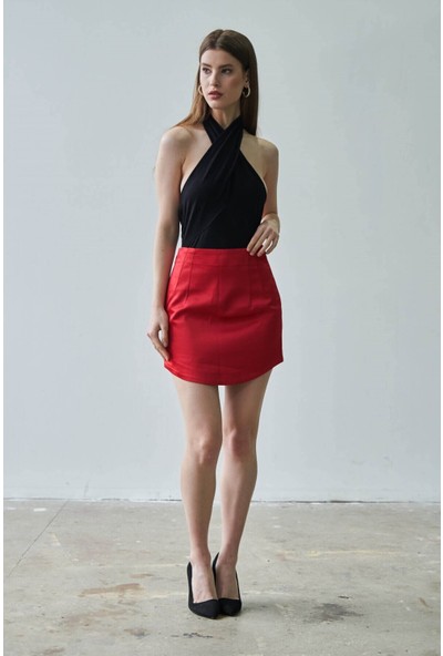 Petmudo AVM Mini Saten Etek - Kırmızı
