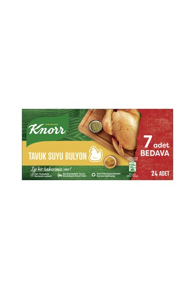 Knorr Tavuk Suyu Bulyon 24’lü 240 G Knorr Tavuk Suyu Bulyon 24’lü 240 G