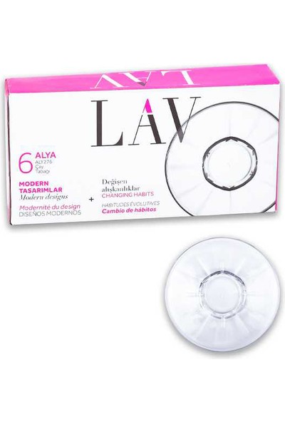 Lav Alya 276 Çay Tabağı 6'lı