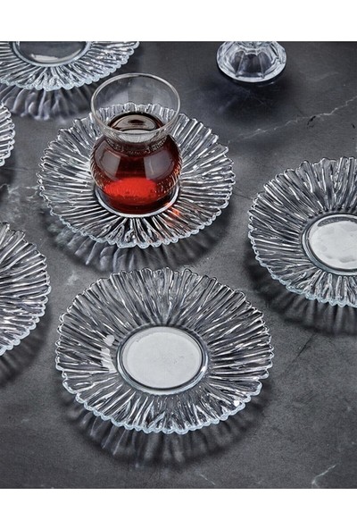 Albak Life Çay Tabağı Kahve Tabağı Dekoratif Çay Tabağı 6'lı