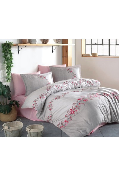 Clasy Ranforce Double Çift Nevresimli Nevrem Takımı Lorinda V1