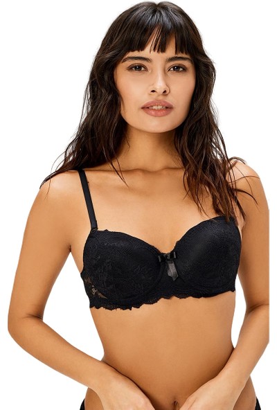 Deluxe Giyim Dantelli Destekli Sütyenn
