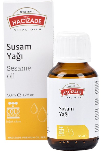 Hacızade Susam Yağı 50 ml