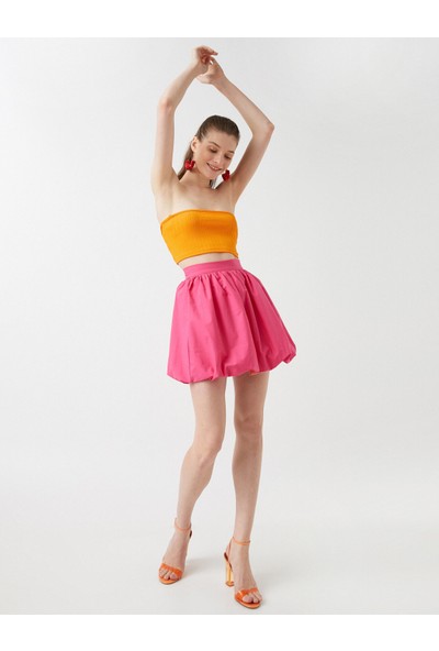 Koton Mini Balon Etek Pamuklu