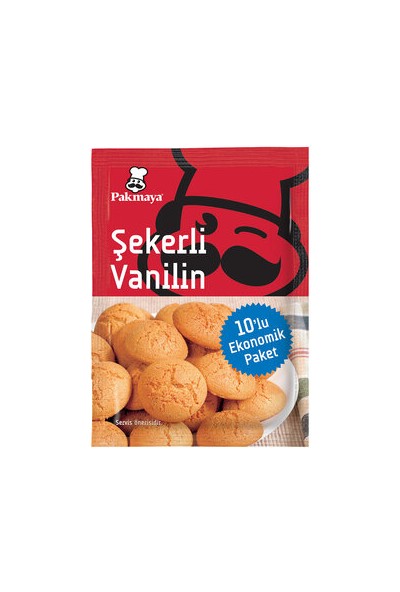 Pakmaya 10'lu Şekerli Vanilin 50 G * 6 Adet
